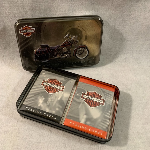 Harley-Davidson | Games | Harley Davidson Playing Cards 2 Decks With ...